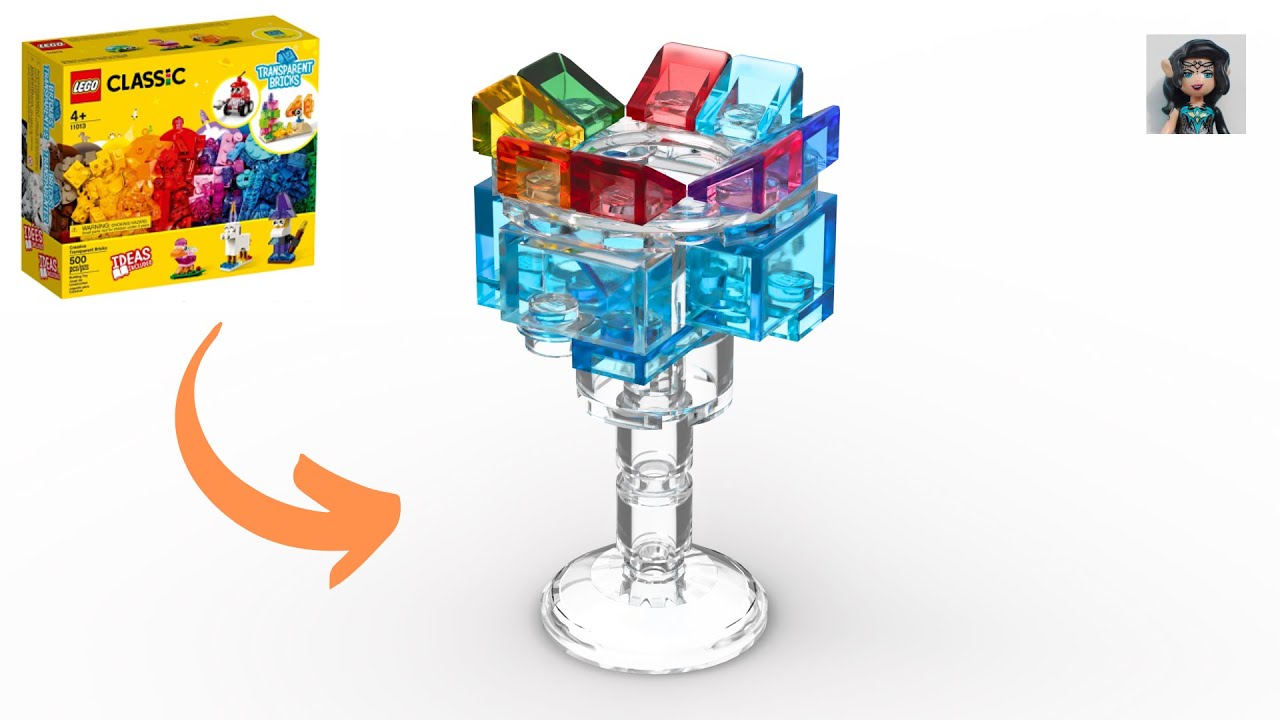 CRYSTAL GOBLET Lego сlassic 11013 ideas How to build easy - YouTube