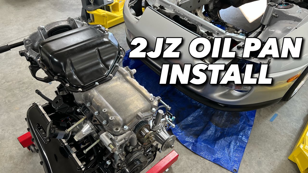 2JZ Engine Build Ep. 14: Oil Pans & Oil filter Housing Install - YouTube