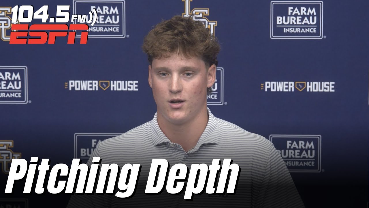 LSU Pitcher Cooper Moore Breaks Down The Tigers' Pitching Depth For ...