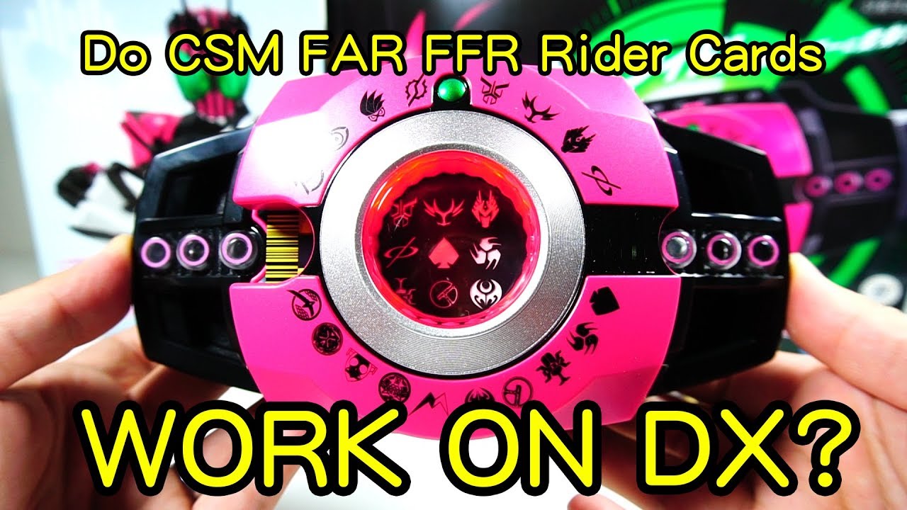 (All CSM FAR FFR Rider Cards on DX) DX ネオディケイドライバー Neo Decadriver 假面騎士 ...