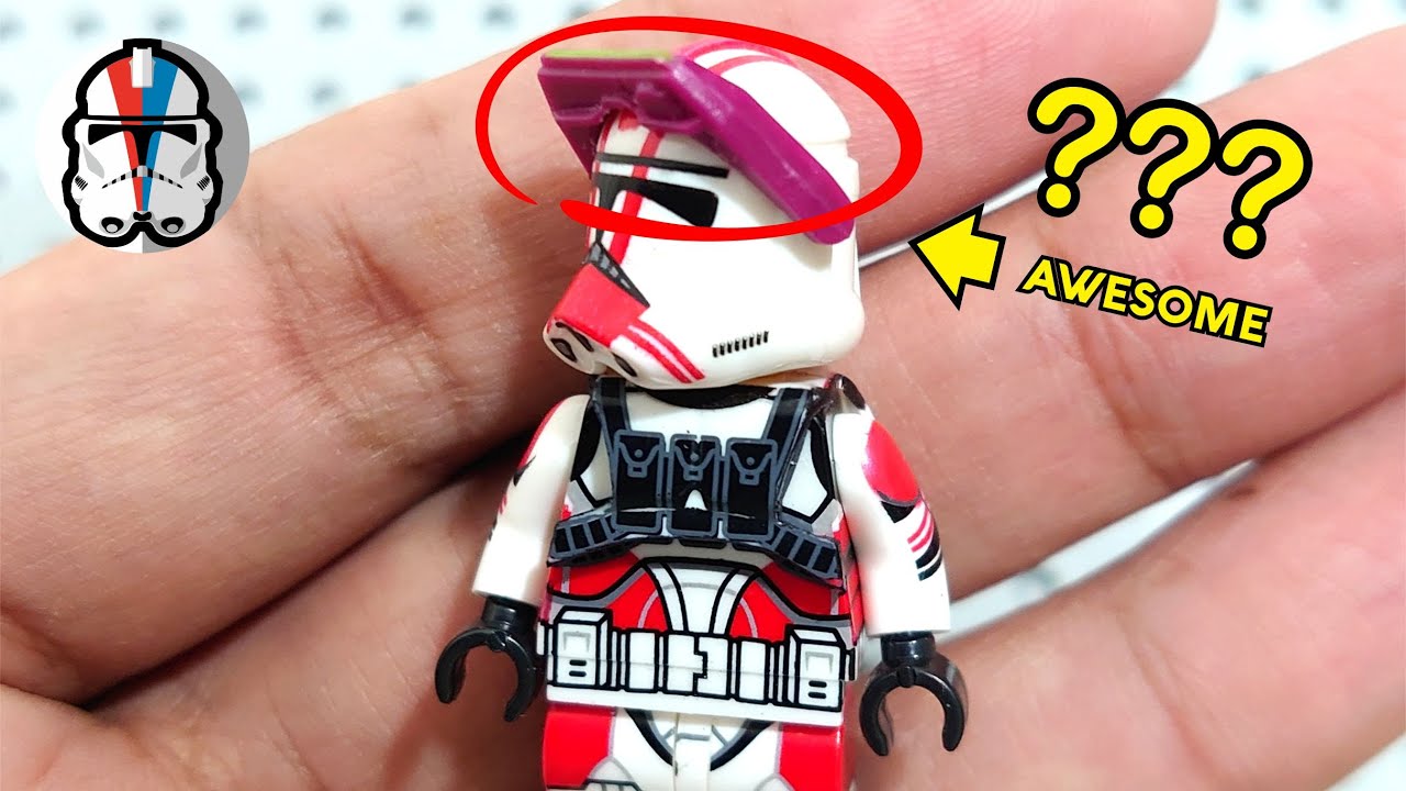 Lego Custom Binocular Visor for Phase 2 Clone Helmet : WM Blocks ...