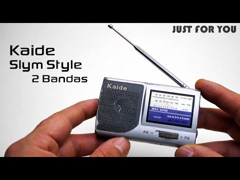 Revisando Radio de bolsillo Kaide KK - 221 Slym Style (2 bandas) - YouTube