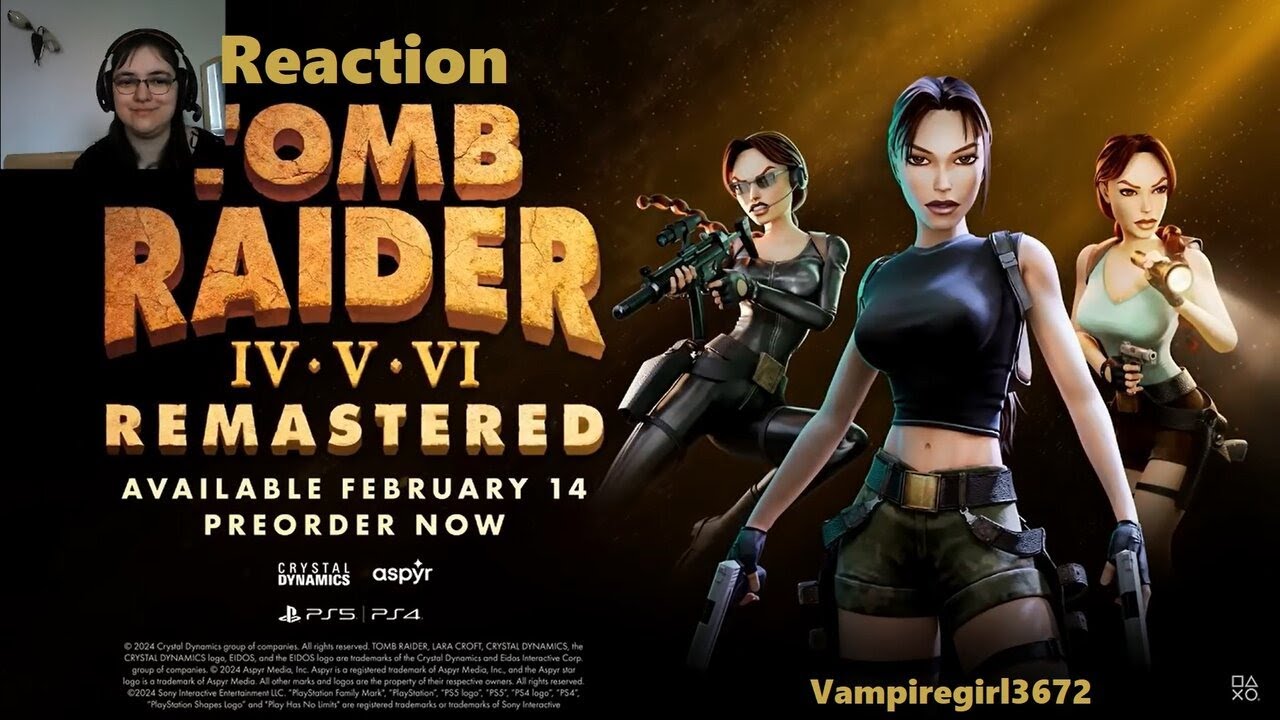 Tomb Raider IV VI Remaster Trailer - Reaction - YouTube
