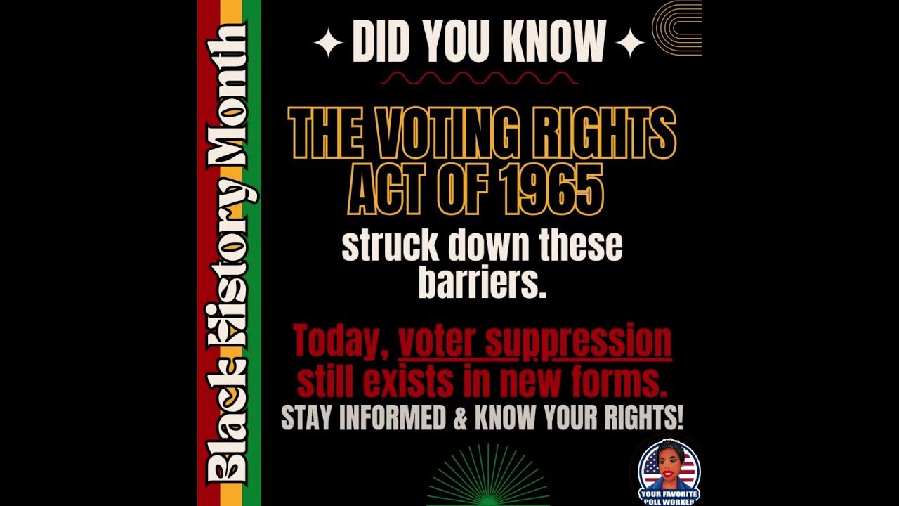 Black History & Voting: Voting Rights - YouTube