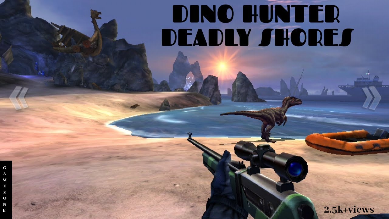 #DINO HUNTER: DEADLY SHORES GAMEPLAY - YouTube