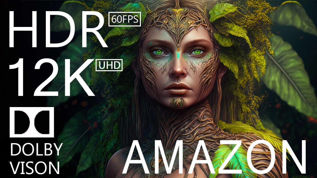 12K HDR 60FPS DOLBY VISION - AMAZON RAINFOREST - Animal Sounds ...