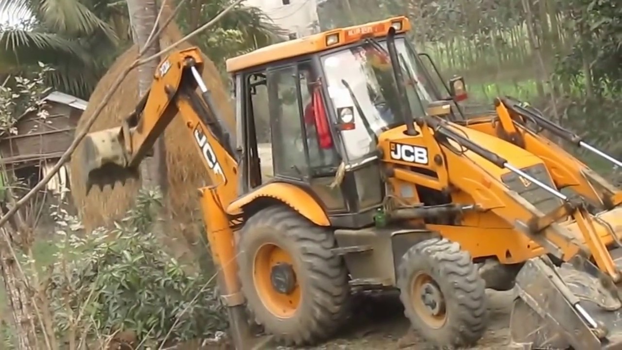 JCV cuting Break tree. jcv working road constraction-Amazing video ...
