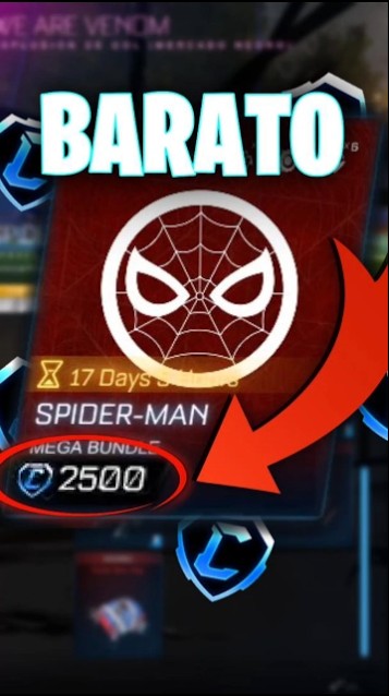CONSIGUE BARATO EL BUNDLE DE SPIDERMAN en Rocket League - YouTube