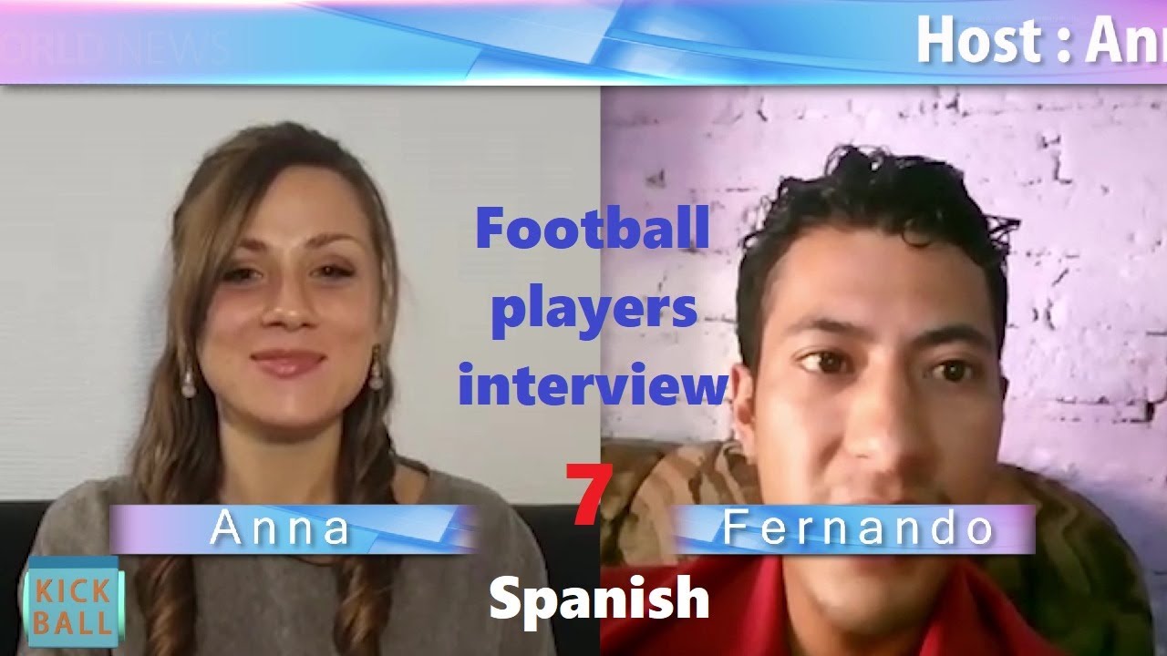 Football freestyler interview 7 Spanish Entrevista a futbolistas ...