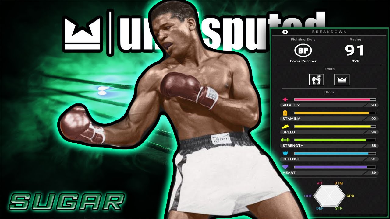 SUGAR!! Sugar Ray Robinson Fighter Showcase! Undisputed Gameplay - YouTube