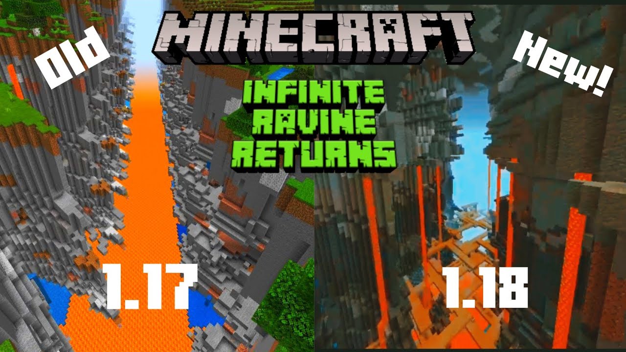 Minecraft's broken infinite ravine seed still works in 1.18 (java and ...