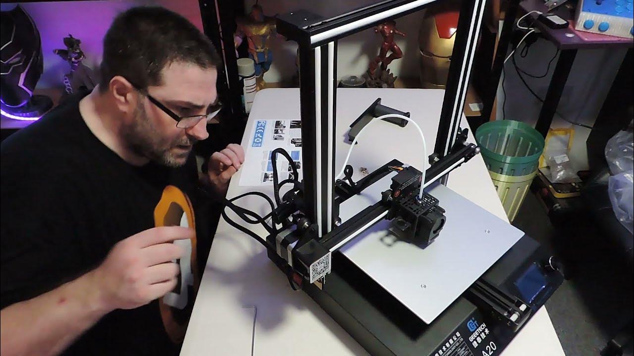 Geeetech A20 Build Video and test print - YouTube