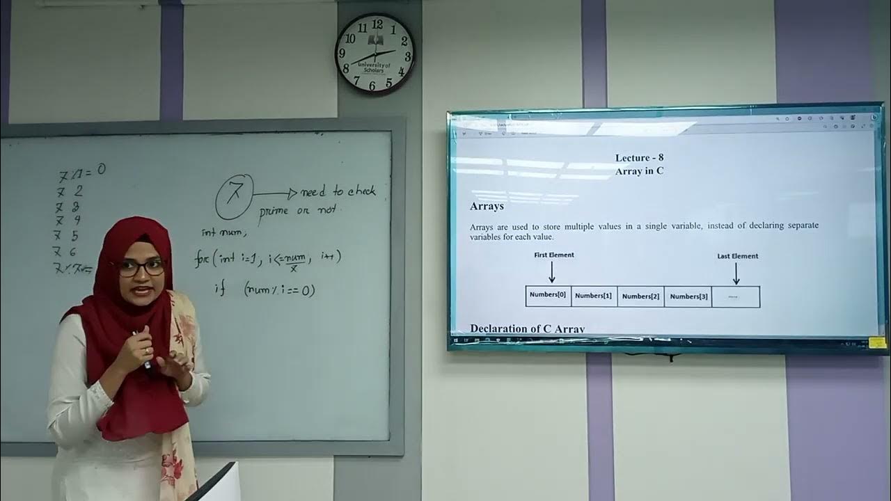 Structured Programming Language|Review Class|Section - A|Ayesha Siddiqua|University of Scholars ...