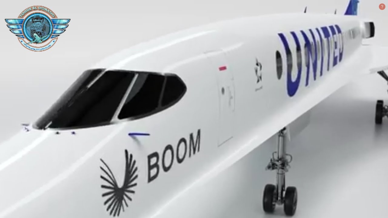 Así es el Avión Supersónico Overture de Boom que United Airlines Compró ...
