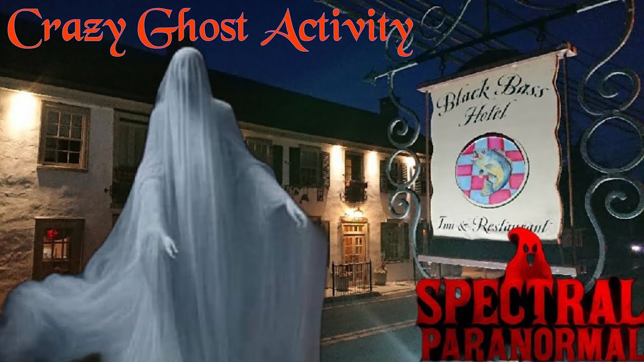 Ghostly Encounters at Black Bass Hotel: A Night Alone! Crazy ghost ...