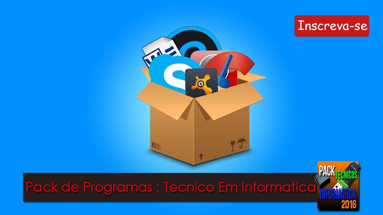 Pack de Programas Para PC: Download Pack Pós Formatação 2016 - YouTube