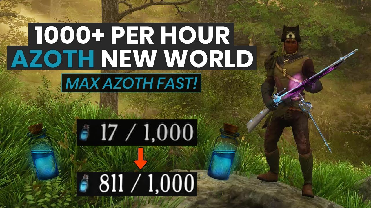 Best Way To Get Azoth In New World Fast & Easy! (1000+ Azoth An Hour ...