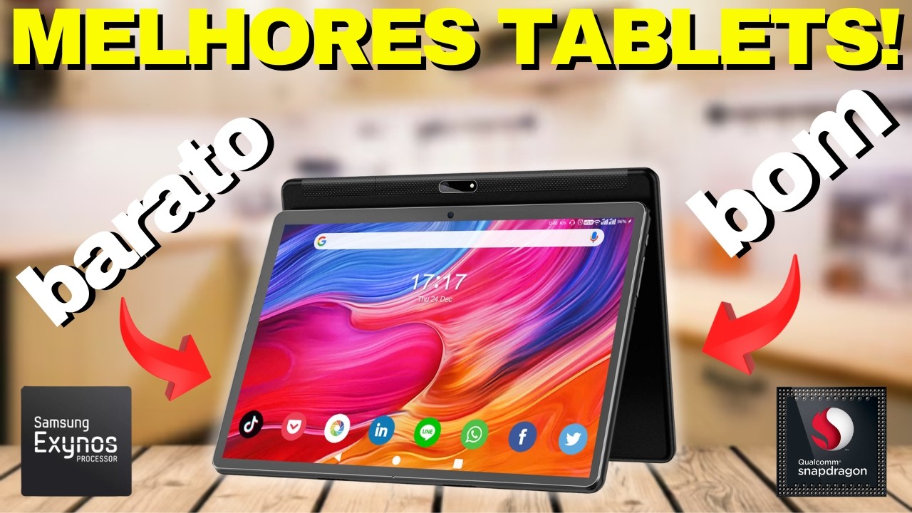 TOP 5 MELHORES TABLETS Em 2025! Bom e barato!(Tablet Custo benefício ...
