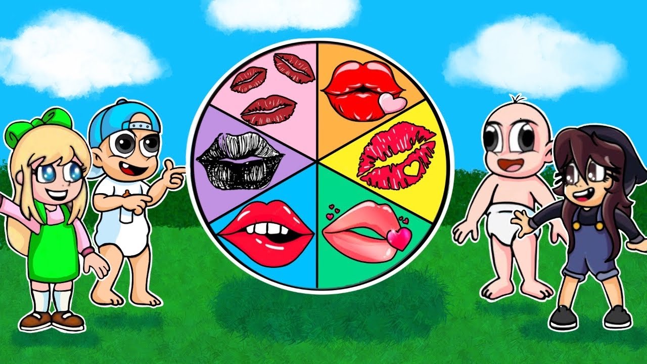 La Ruleta De Besos Mas Epica😍🔥 ¿pechochin Besa A Nani😱😘minecraft