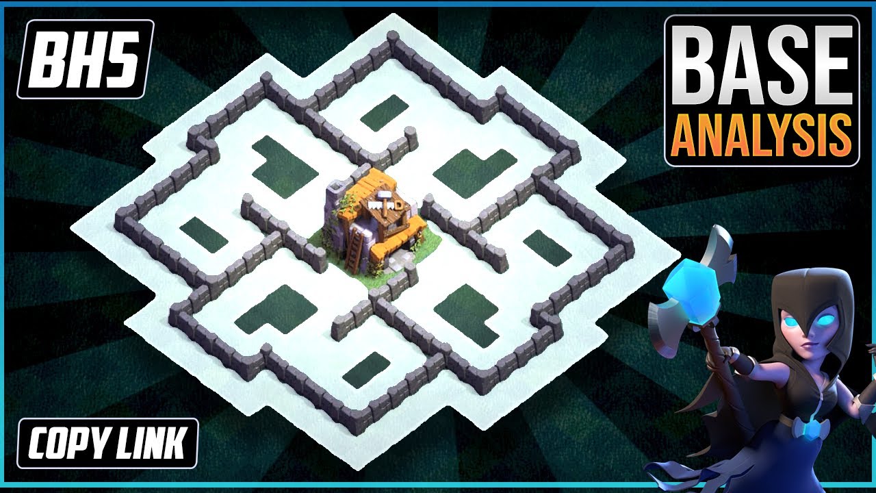 THE NEW BEST BH5 TROPHY [defense] Base 2022 Builder Hall 5 Trophy Base ...