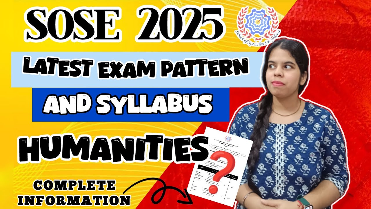 sose Class 9 Humanities exam pattern & syllabus 2025 । sose humanities ...