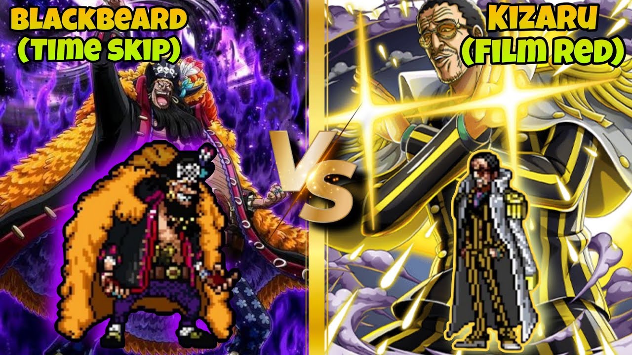 Jump Force MUGEN - Blackbeard (Time Skip) vs Kizaru (Film Red) - YouTube