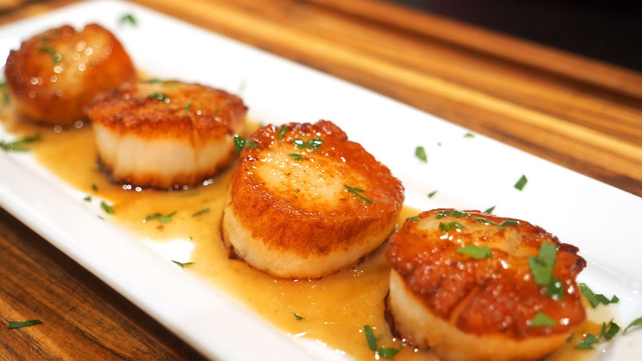 5 Star Super Easy Scallops - These Will become Your New Favorite! - YouTube