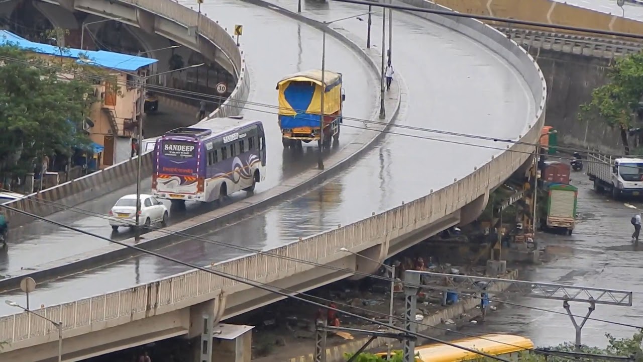 Nisarg Cyclone : Few hours before arrival of Cyclone. View from Chembur ...