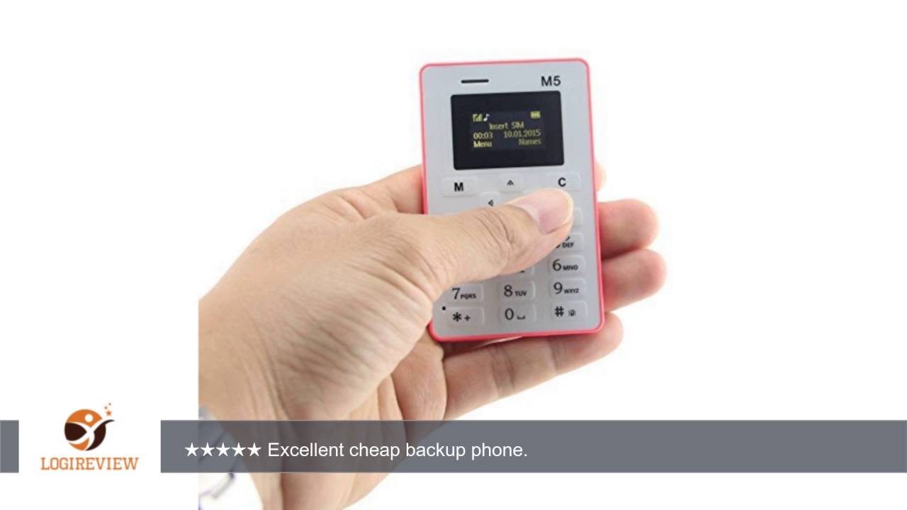 Crony New Model Aeku M5 Mini Card Cell Phones GSM Ultra Thin 320mah ...