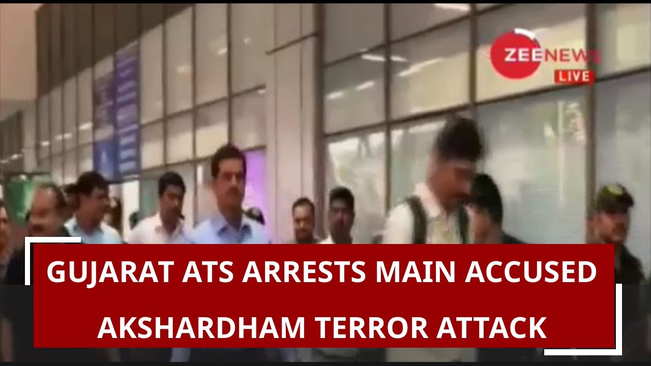 Gujarat ATS arrests main accused of 2002 Akshardham Temple attack - YouTube