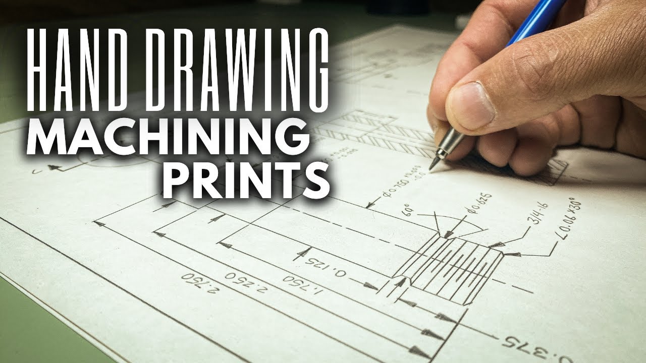 The Joy Of Hand Drawing Machining Prints Inheritance Machining Youtube