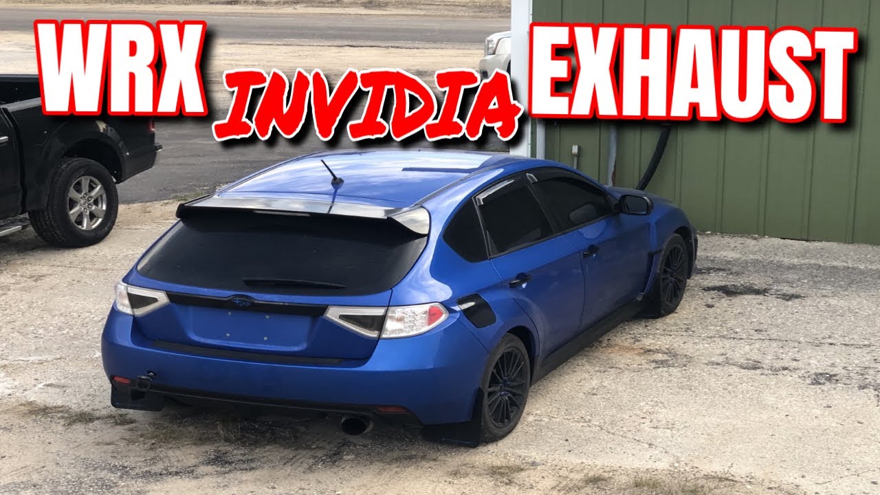 2012 WRX Hatchback Invidia Exhaust! - YouTube