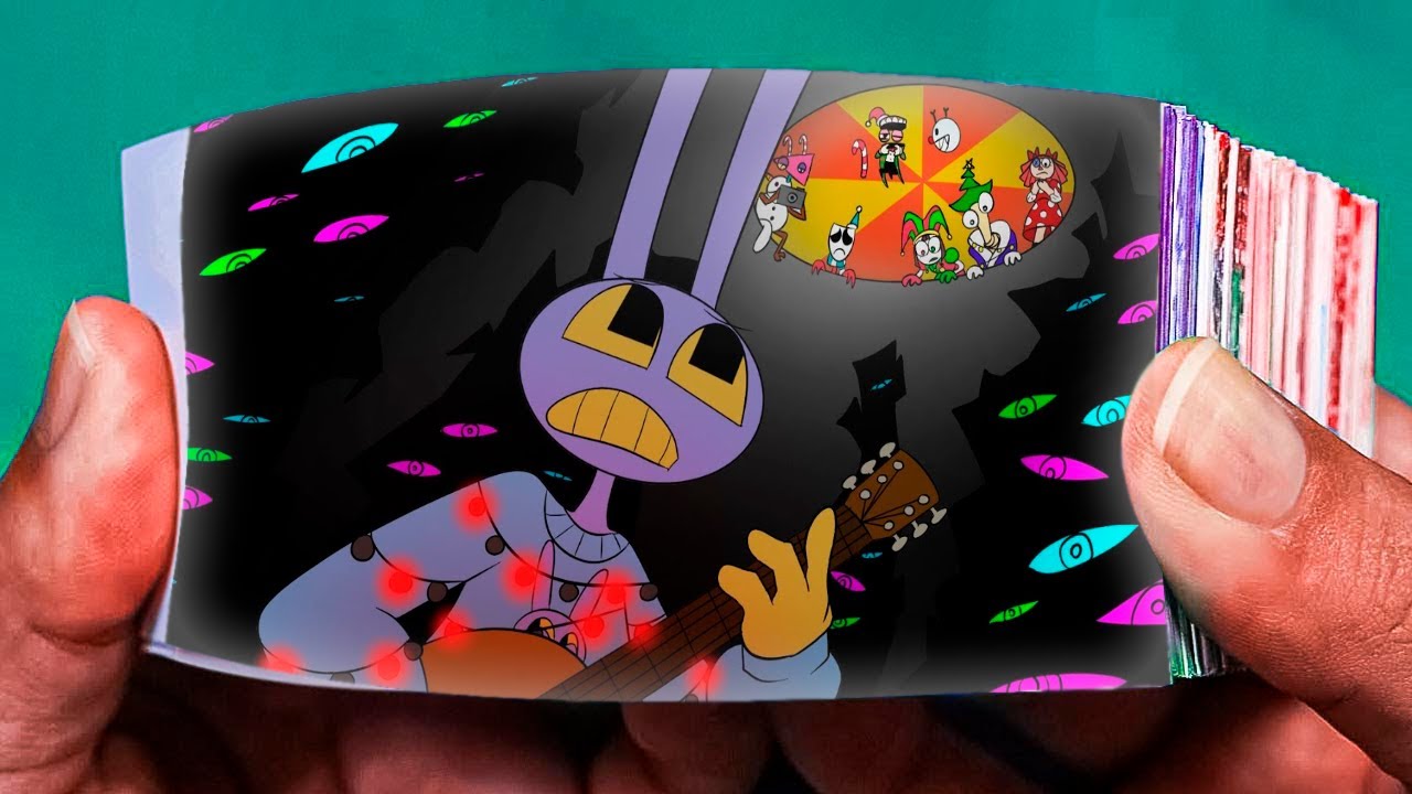 Rag Dolly Flipbook Animation | The Amazing Digital Circus Cartoon - YouTube