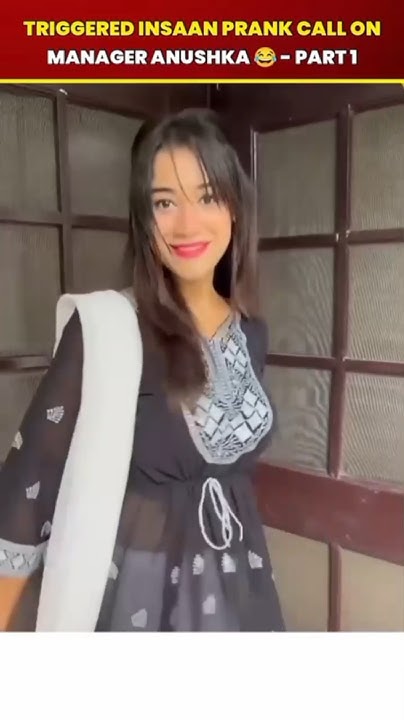 Triggered Insaan Prank on manager Anushka 😂 - Triggered Insaan Anushka #shorts #triggeredinsaan ...
