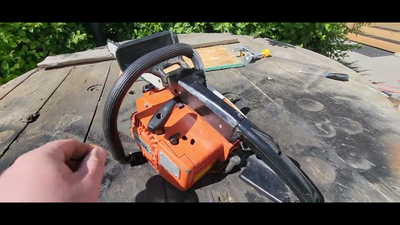 Stihl 015AV - YouTube
