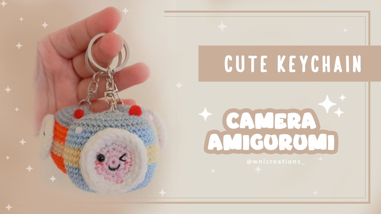 CAMERA AMIGURUMI | CROCHET TUTORIAL | FREE PATTERN - YouTube