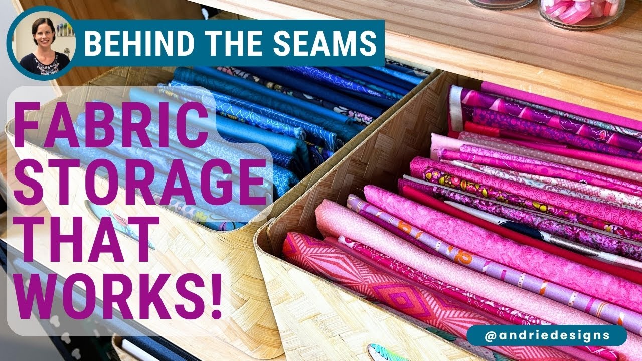 How I Store My Fabric | Smart Fabric Storage for Bag Makers + Sewists ...