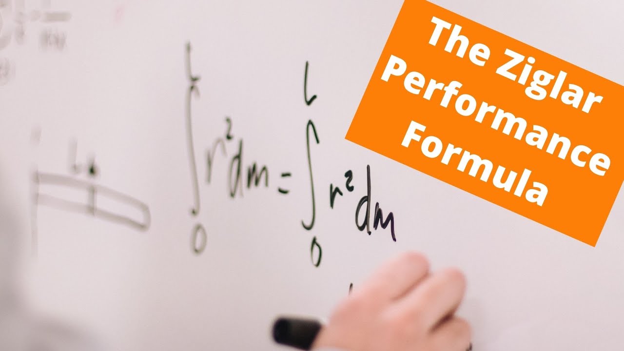 Personal Performance Skills- Ziglar Performance Formula - YouTube