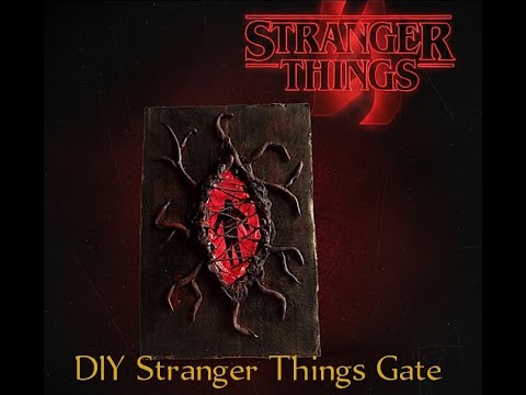 How to make Stranger Things Gate Stranger Things DIY Craft Ideas # ...