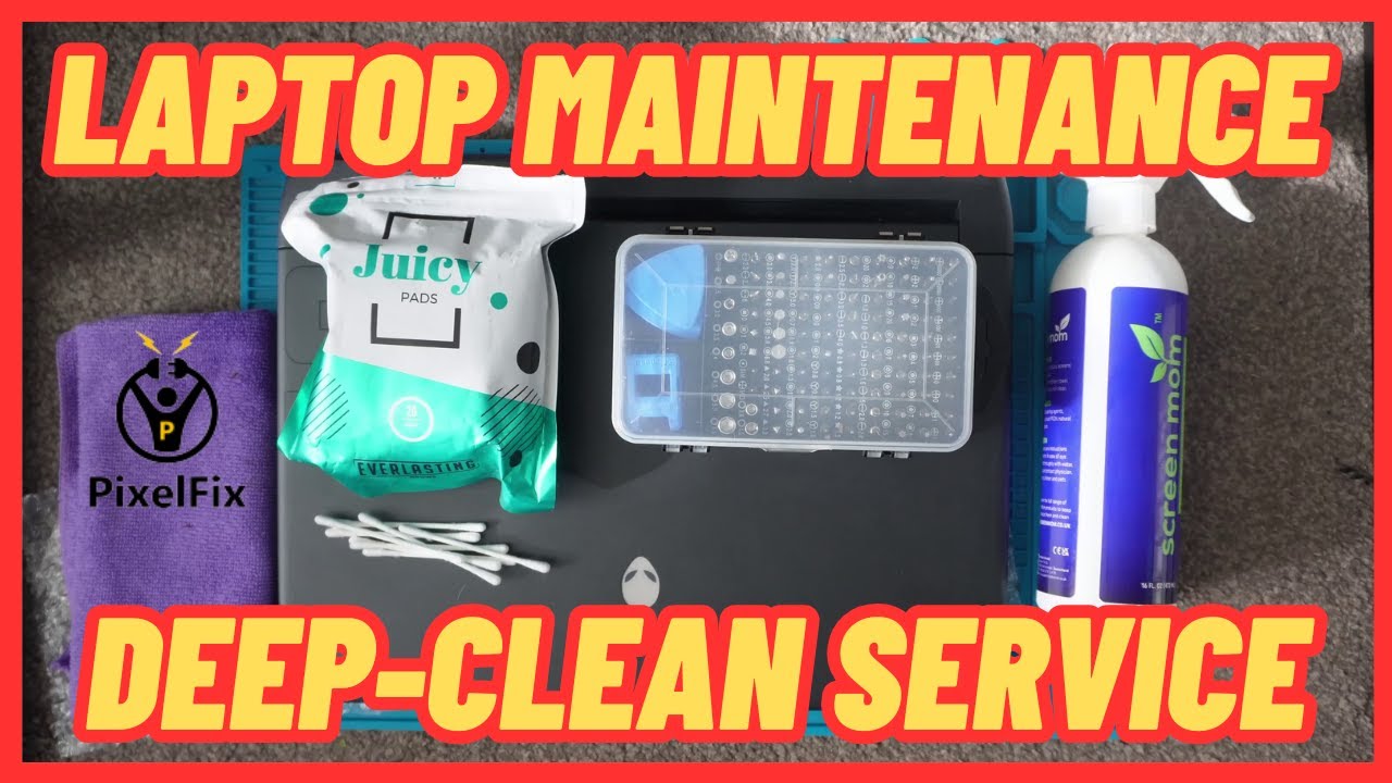 Alienware Laptop Service & Clean - YouTube