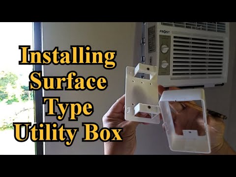 Utility Box Surface type installation || How to install utility box ...