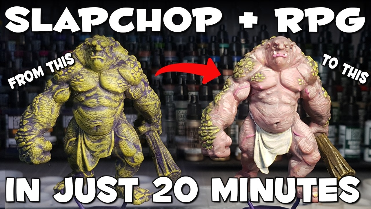 The Slapchop Painting Technique Speedpainting Miniatures Fast - YouTube