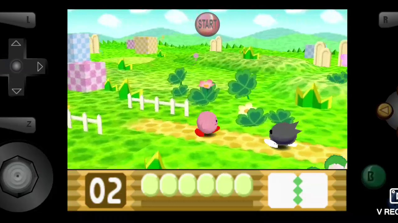 Kirby 64 The Crystal Shards (emulator) First level - YouTube