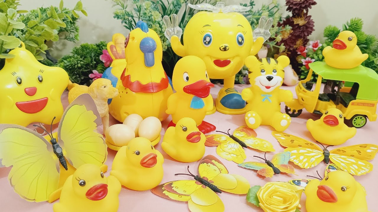 5 Minutes Satisfying With Unboxing Yellow Tweety Toys|| ASMR Unboxing ...