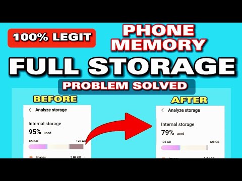 PHONE MEMORY FULL PROBLEM SOLVED | HOW TO FREE UP FULL STORAGE ON YOUR PHONE - YouTube