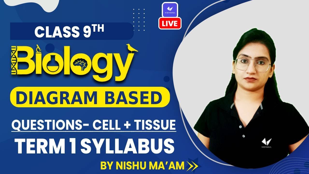 Cell And Tissue | Diagram Based Questions | Term 1 Syllabus | CBSE ...