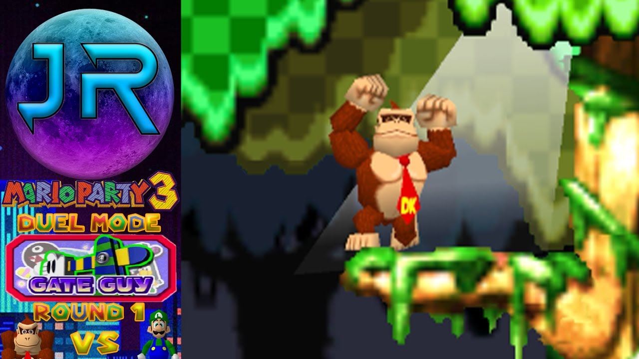Mario Party 3 - Gate Guy (Round 1): Don't Duel The Monkey! - YouTube