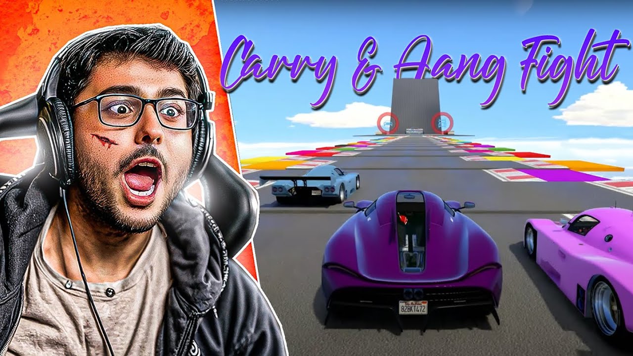 Carry And Aang Fight | Face To Face | GTA V | Carry Is Live - YouTube