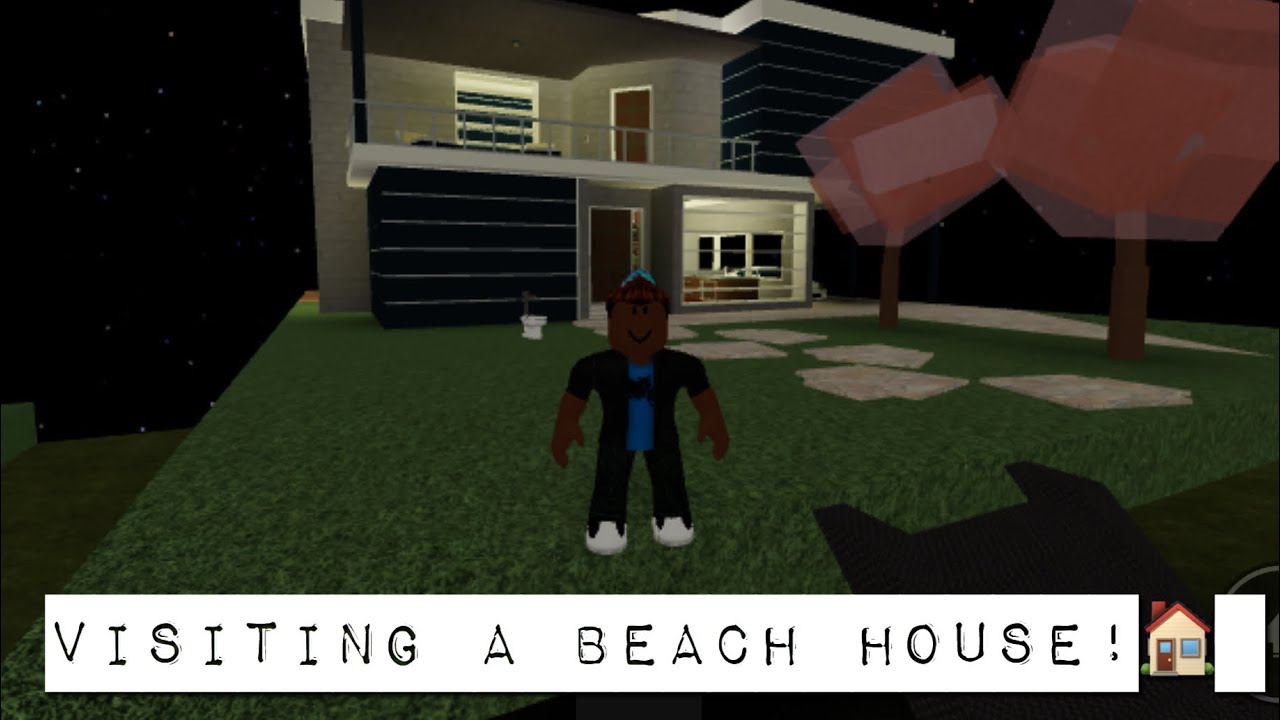 VISITING A BEACH HOUSE! | ROBLOX | LIL ROB TV - YouTube