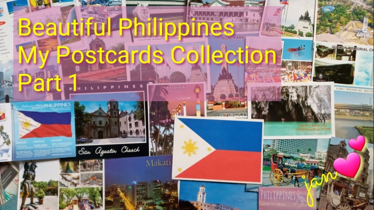 My POSTCARDS COLLECTION Part 1 || Beautiful Philippines - YouTube